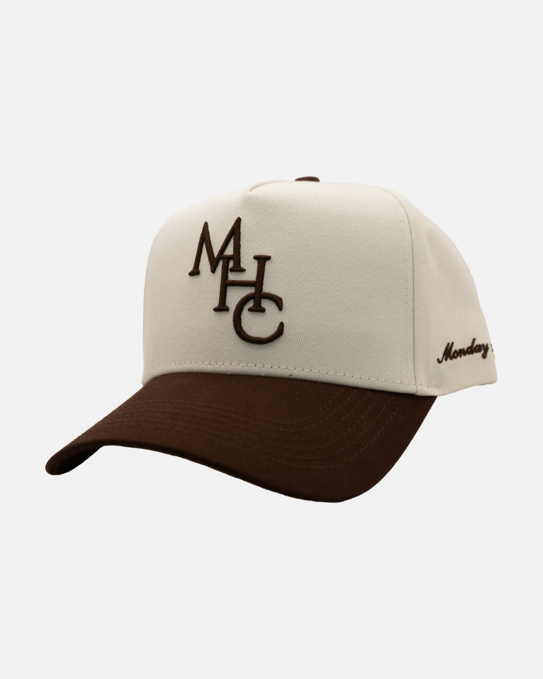 MHC x Jade Snapback | Cream & Espresso – Monday Hoops Club