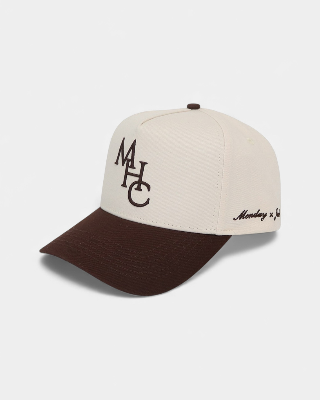 MHC x Jade Snapback | Cream & Espresso – Monday Hoops Club